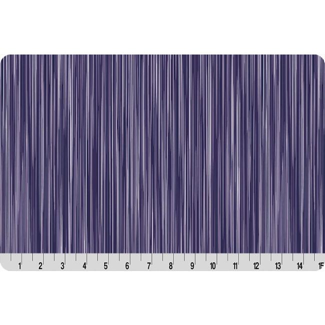Barely Basics Quilting Cuddle Melange Stripes in Really Purple