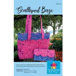 Poorhouse Quilt Designs Scalloped Bags Pattern