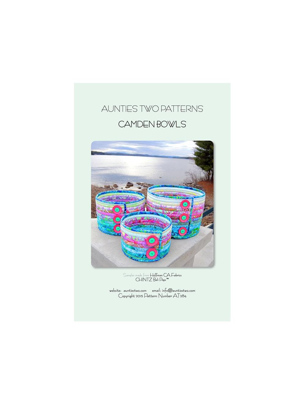 Aunties Two Patterns Camden Bowls Pattern